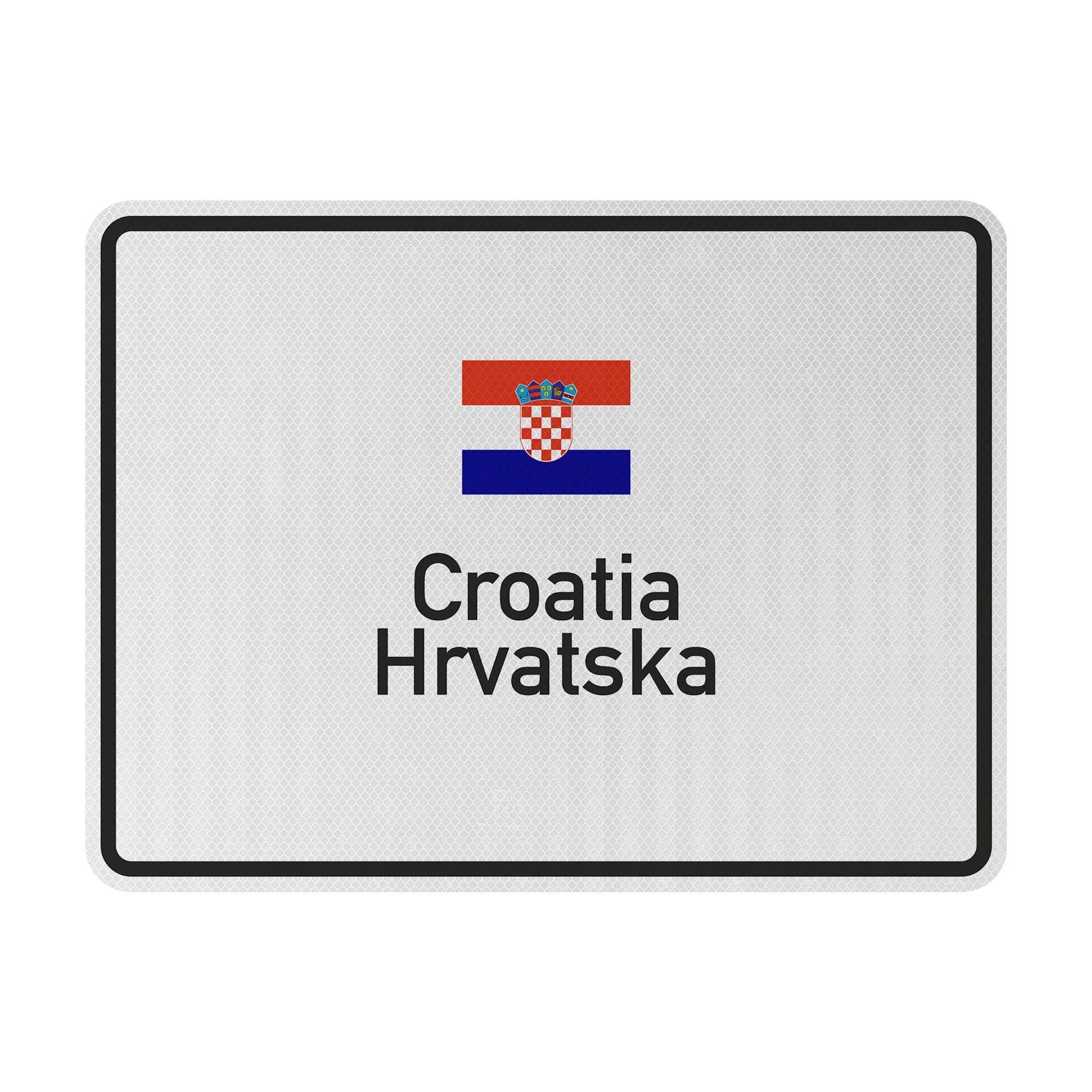 Croatia Streetsign – Signed